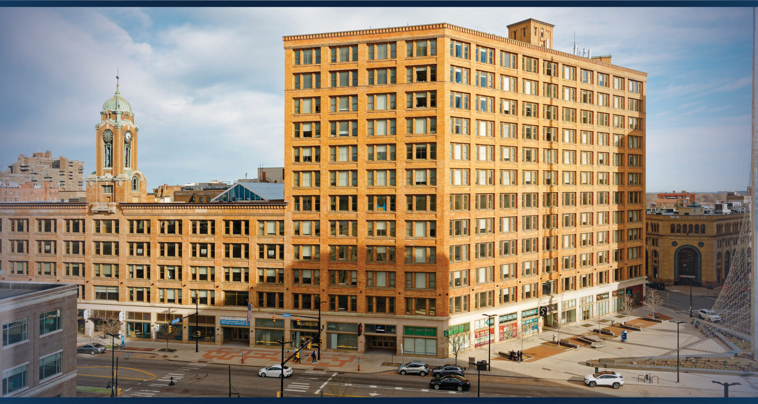 Urban Market Opportunity in Downtown Rochester - Street Corner