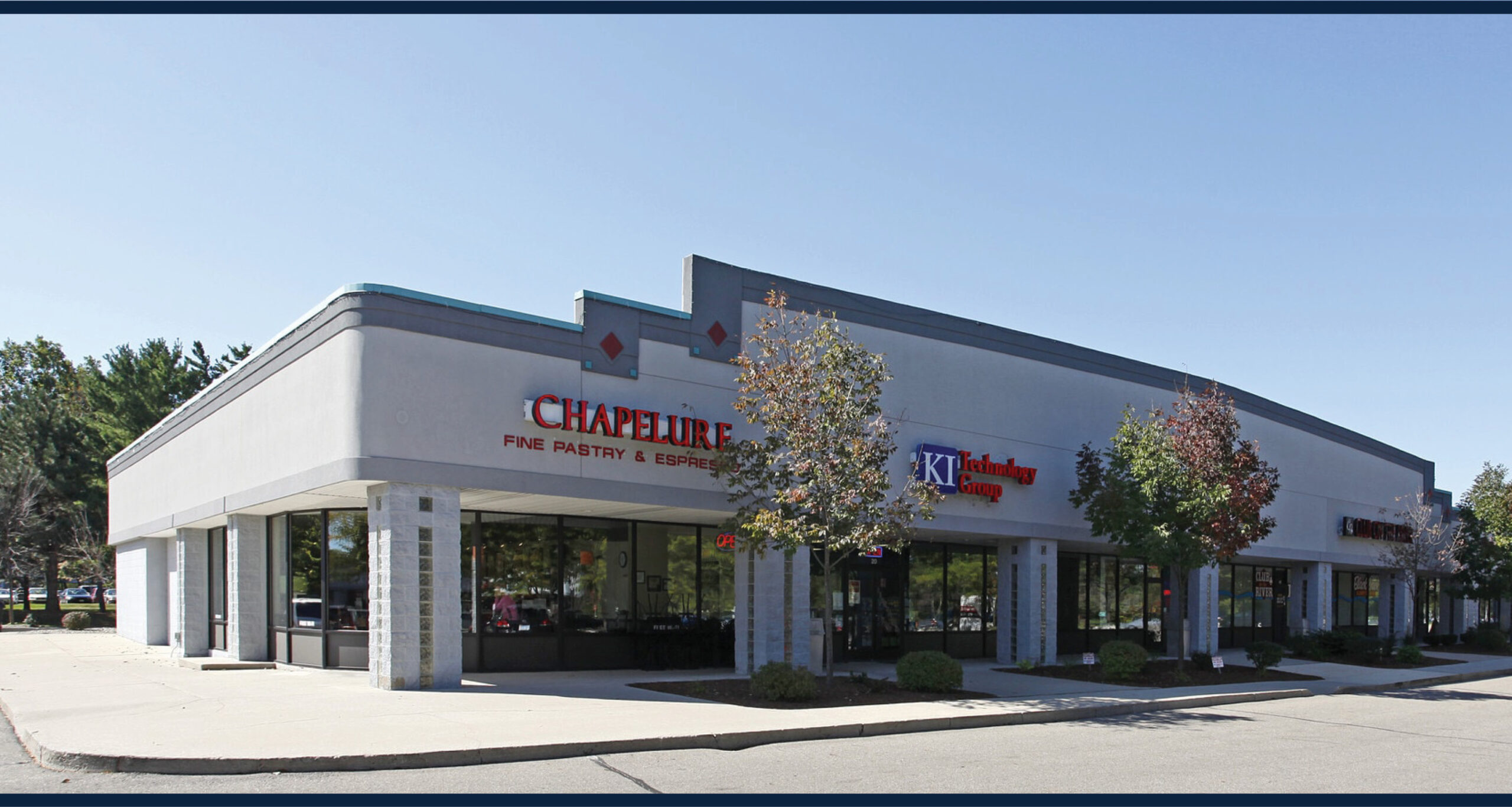 Hannah Plaza in East Lansing - Street Corner